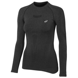 Asics Womens Performance Long Sleeve Top (Black) | Sportpursuit.com
