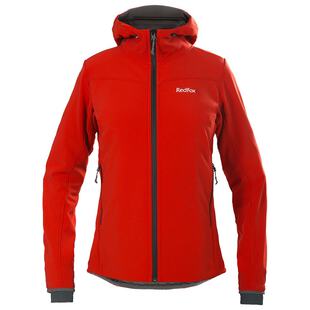 RedFox Womens Yoho Softshell Jacket (Dark Red) | Sportpursuit.com