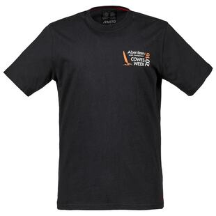 Musto Mens Cowes Week Map T-Shirt (Black) | Sportpursuit.com