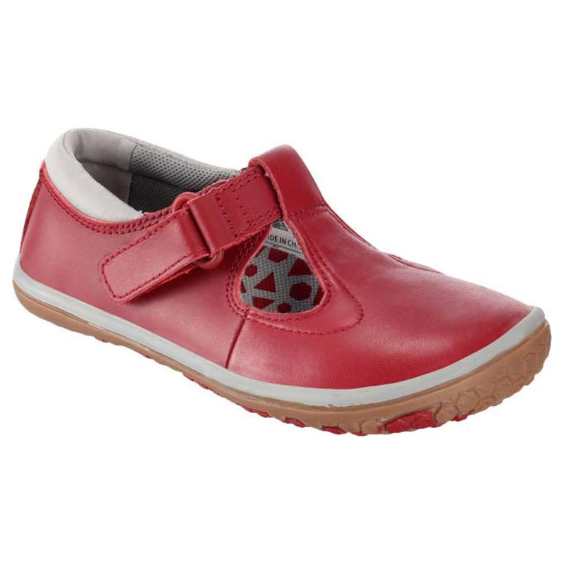 Vivobarefoot Kids T Bar Shoes (Dark Red) | Sportpursuit.com