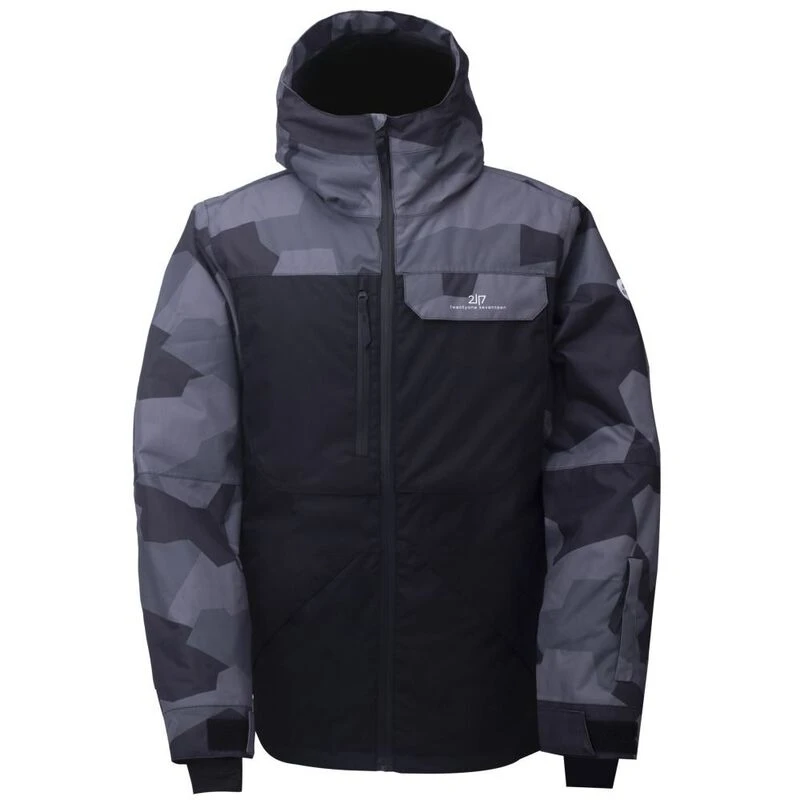 2117 Mens Backa Jacket (Black Camo) | Sportpursuit.com