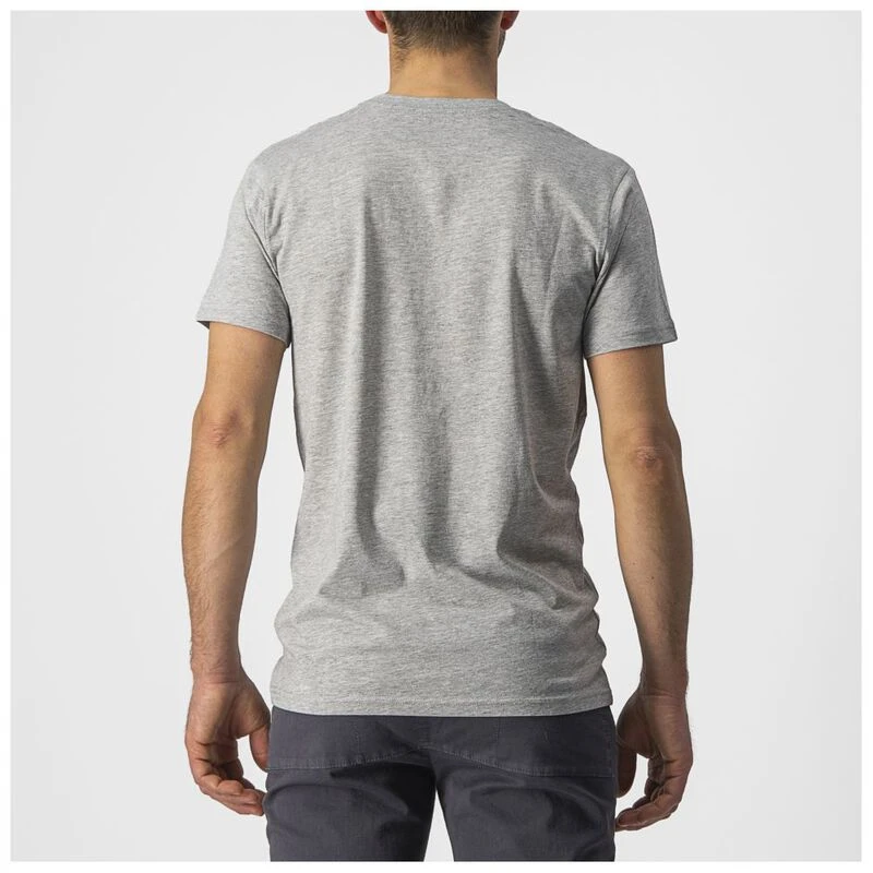 Castelli Mens Sprinter T-Shirt (Melange Light Gray) | Sportpursuit.com