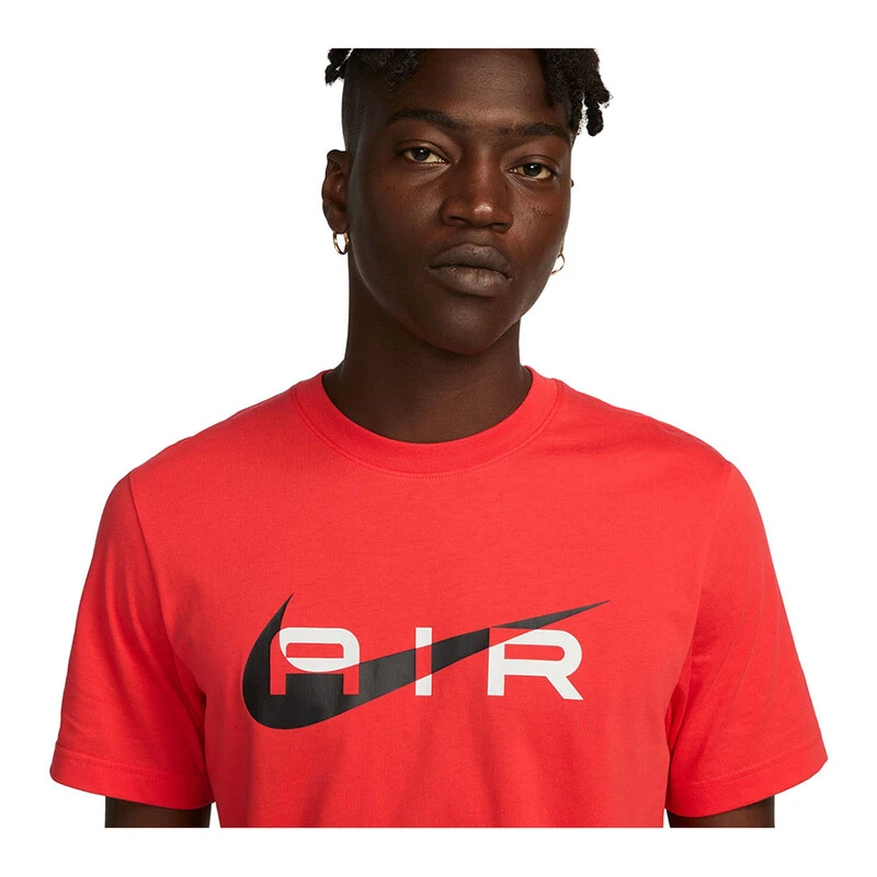 Nike Mens NSW SW Air Graphic Tee T-Shirt (Red) | Sportpursuit.com