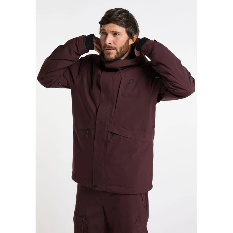 Pyua Mens Everwarm Hoodie (Russet Red) | Sportpursuit.com