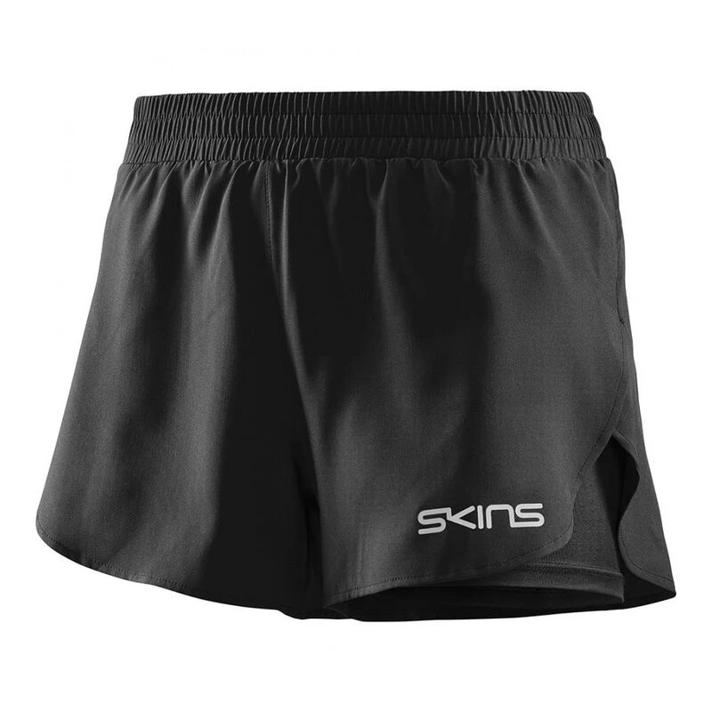Skins Womens 3-Series Shorts (Black) | Sportpursuit.com