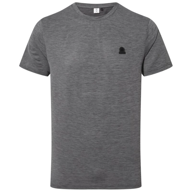 Tog 24 Mens Trudge Short Sleeve Top (Soot Grey Marl) | Sportpursuit.co