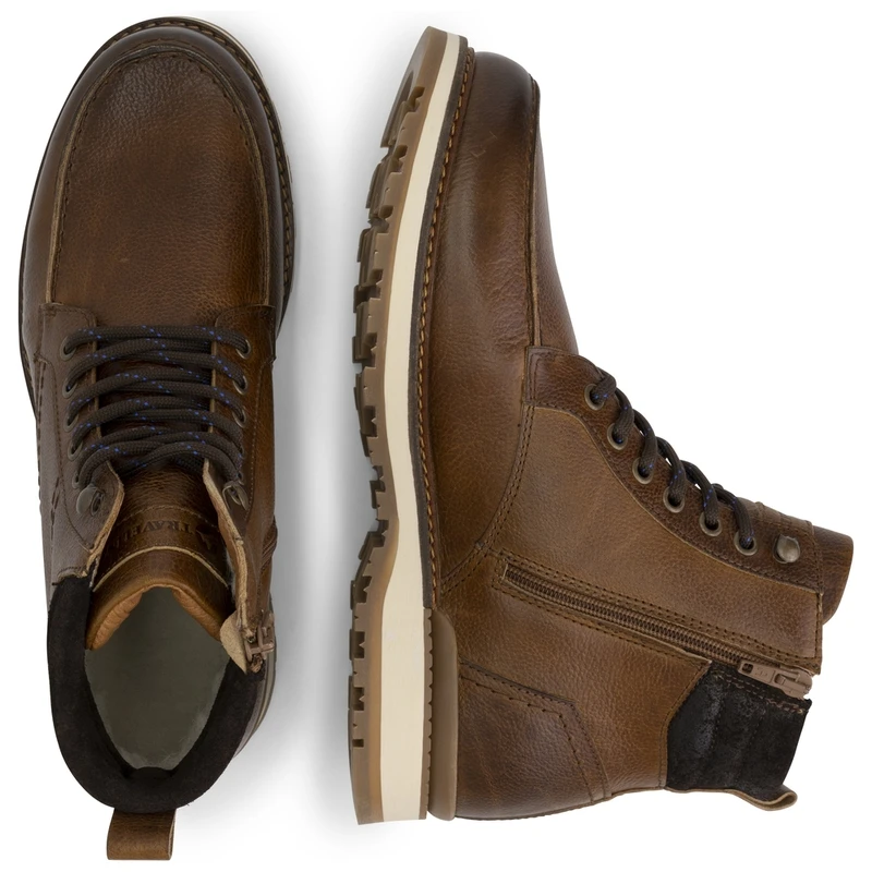 Travelin Mens Lindelund Boots (Cognac) | Sportpursuit.com