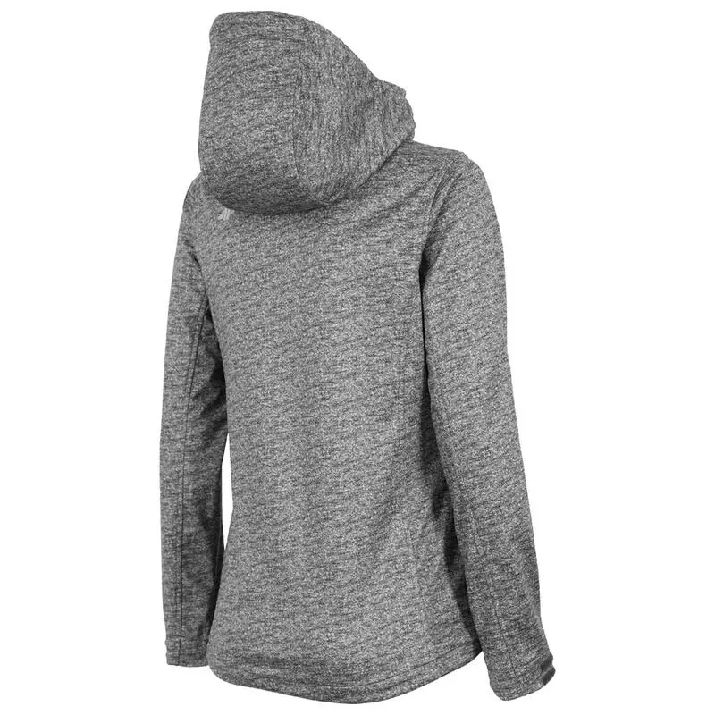 4F Womens Aquatech 5000 Softshell Jacket (Dark Grey Melange) | Sportpu