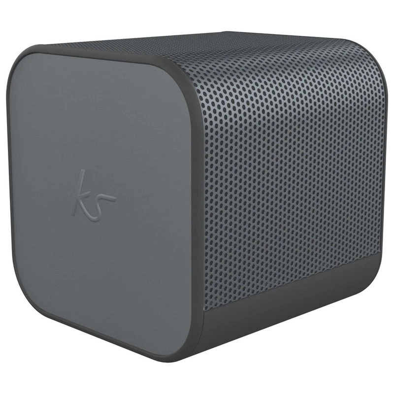 KitSound Boom Cube Portable Wireless Speaker (Grey) | Sportpursuit.com