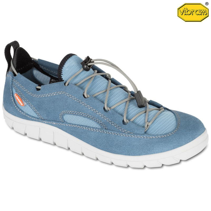 Lizard Mens Fin Leather Shoes (Sky) | Sportpursuit.com