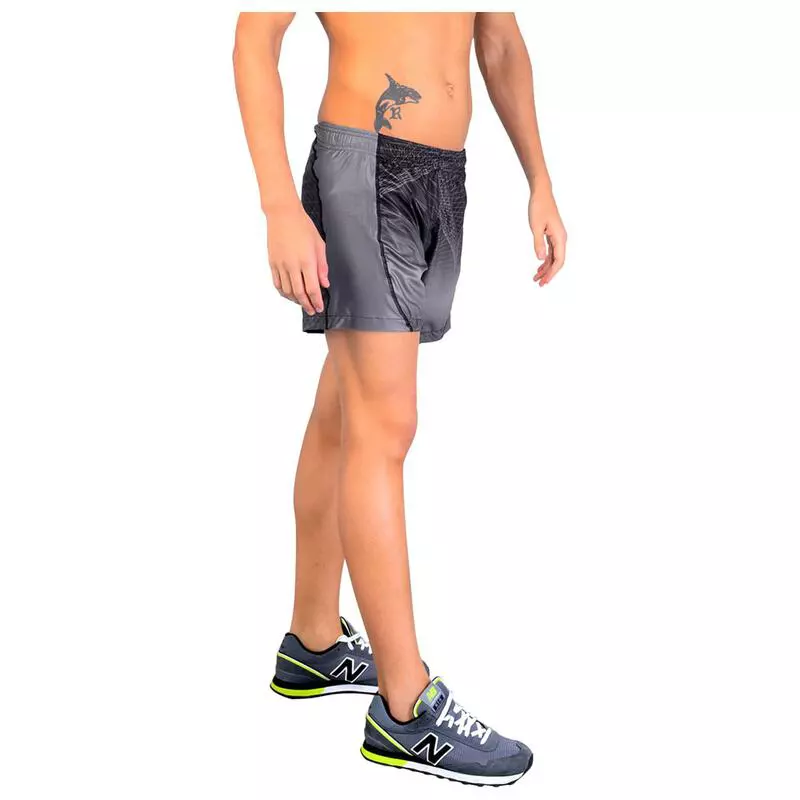 Taymory Mens Pro Net Shorts (Black/Grey) | Sportpursuit.com