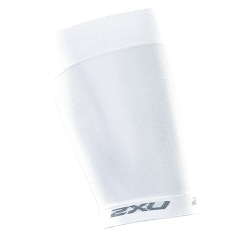 2XU Compression Quad Sleeves (White/White) | Sportpursuit.com