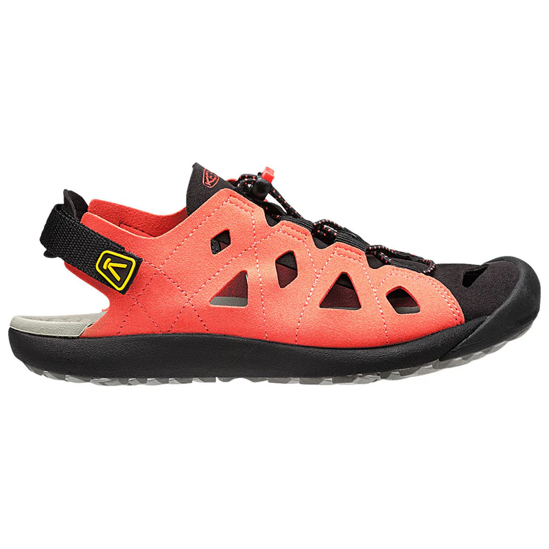 Keen Womens Class 5 Sandals (Hot Coral/Yellow) | Sportpursuit.com