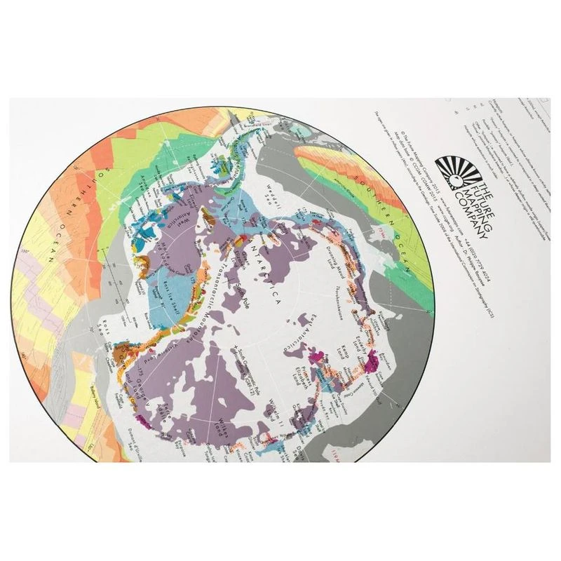 The Future Mapping Company Magnetic World Geology Map (1960 x 1000mm)